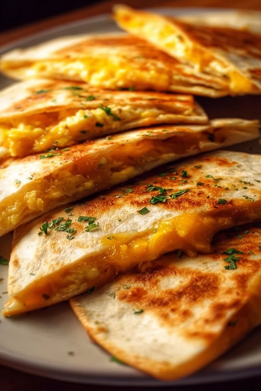 Cheddar Egg Quesadilla